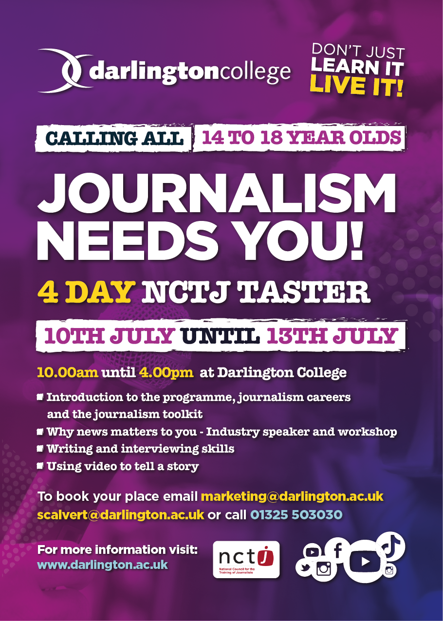 Free four-day summer school for budding journalists is launched in the ...